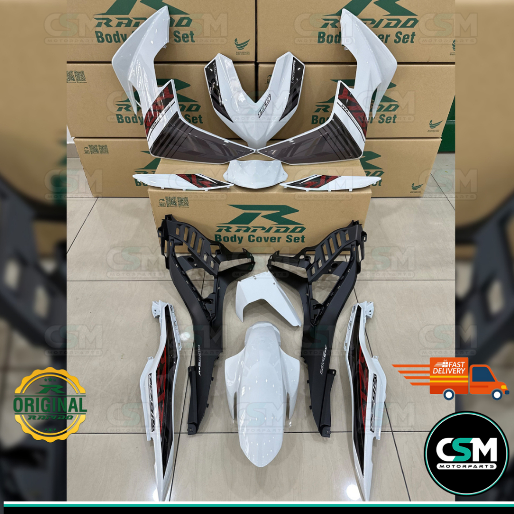 [READY STOCK] Coverset Bodyset Yamaha Y16 Y16ZR BATMAN BLACK PURPLE ...