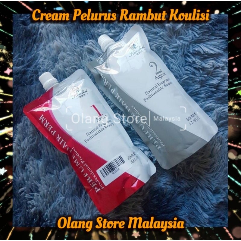 Original Hair Straightening Cream (500ml) Ubat Pelurus Rambut ...