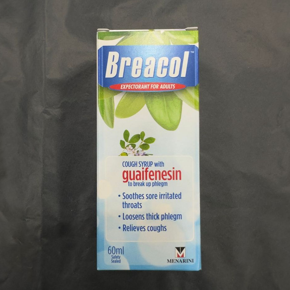 Breacol ectorant For Adults Cough Syrup With Guaifenesin ( 60ml ...