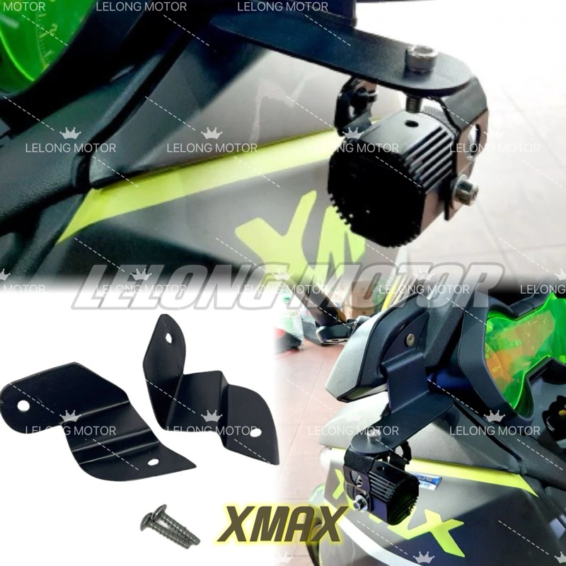 SPORT LIGHT BRACKET YAMAHA XMAX250 XMAX300 XMAX V1 SPORT SPOT LIGHT ...