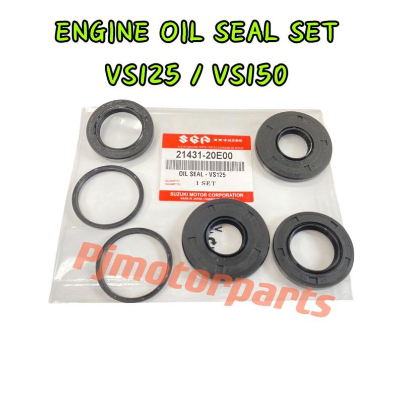 SUZUKI VS125 VS150 VR125 - ENGINE OIL SEAL SET / ENJIN OVERHAUL OILSEAL ...