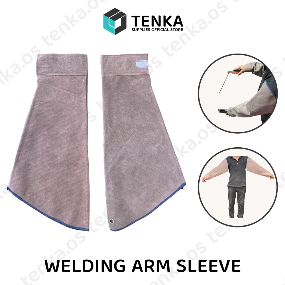 WELDING ARM SLEEVE GUARD WORK SPARK RESISTANT HEAT RESISTANT HAND ARM ...