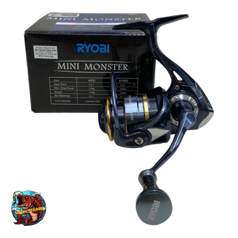 🎉🎉🎉RYOBI NEW MODEL MINI MONSTER SPINNING REEL🎉🎉🎉 | Shopee Malaysia