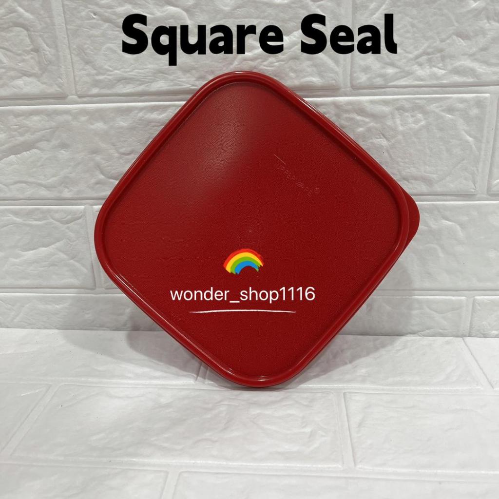 TUPPERWARE Modular Mates Square Seal Lid Cover（1pc) RED | Shopee Malaysia