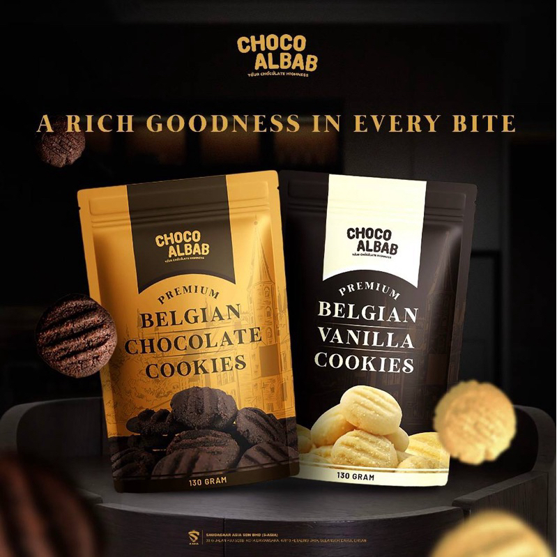 PREMIUM BELGIAN CHOCOLATE COOKIES & PREMIUM BELGIAN VANILLA COOKIES ...