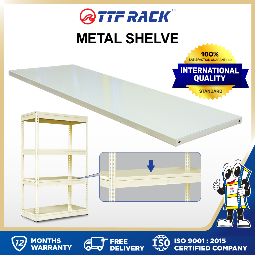TTF Rack™ (Metal Shelve) Metal Shelve Simple Rack Beige | Shopee Malaysia