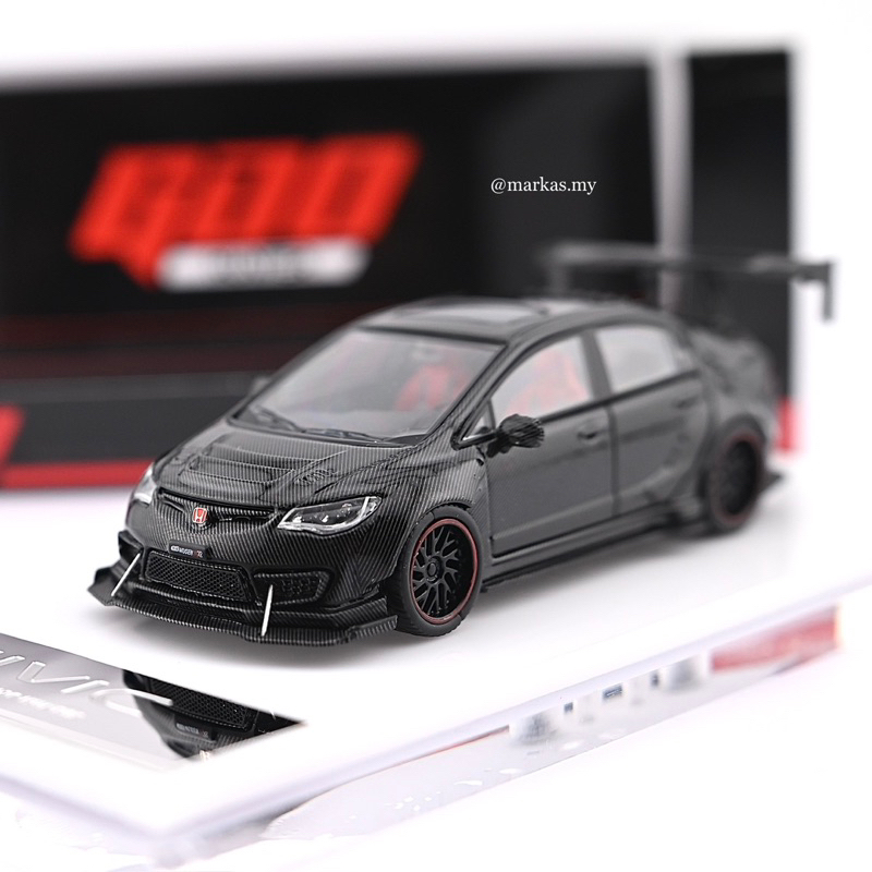 TIME MICRO X GDO 1/64 HONDA CIVIC FD2 MUGEN RR FULL CARBON | Shopee Malaysia