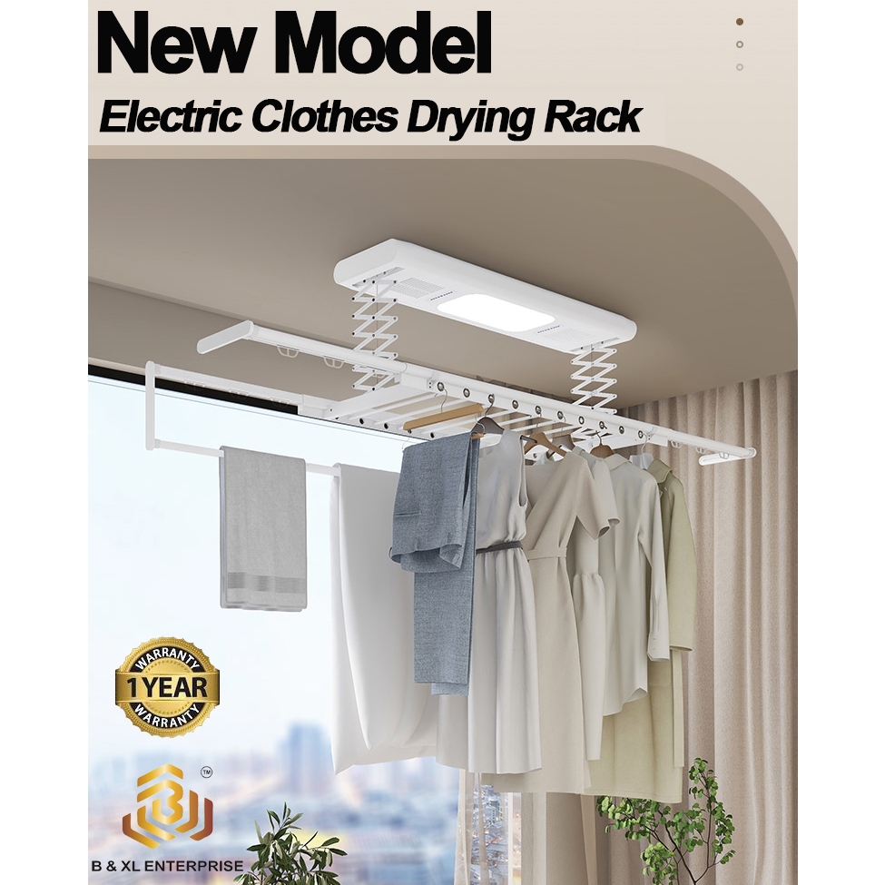 B & XL New Model Electric Clothes Drying Rack With Remote Control For ...