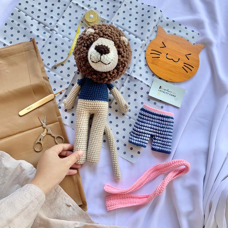 CROCHET LION SINGA PATUNG AMIGURUMI HANDMADE (CUSTOM) | Shopee Malaysia
