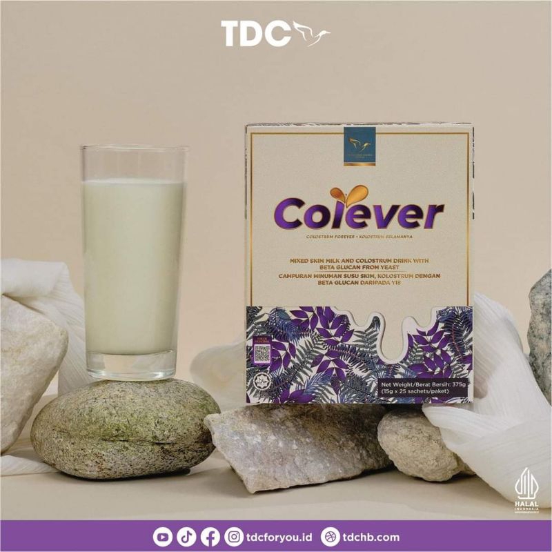 Original TDC product Colever susu kolostrum plus beta glucan | Shopee ...