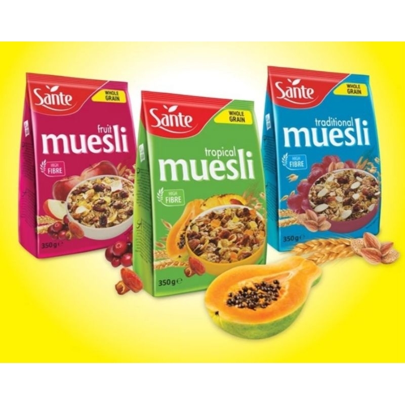 Sante Muesli Traditional/Tropical/Fruit/(350g) | Shopee Malaysia