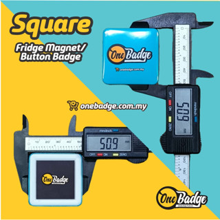 Square Fridge Magnet Button Badge Machine | 50mm x 50mm Fridge Magnet ...