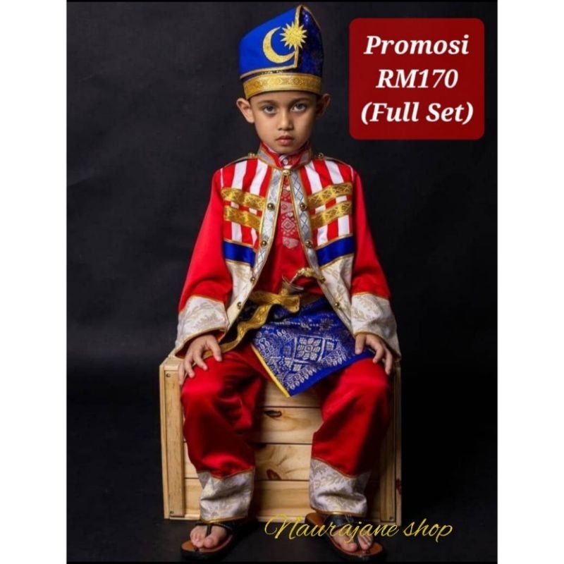🔥NEW🔥 BAJU MERDEKA BUDAK SEKOLAH DESIGN LAKSAMANA | Shopee Malaysia