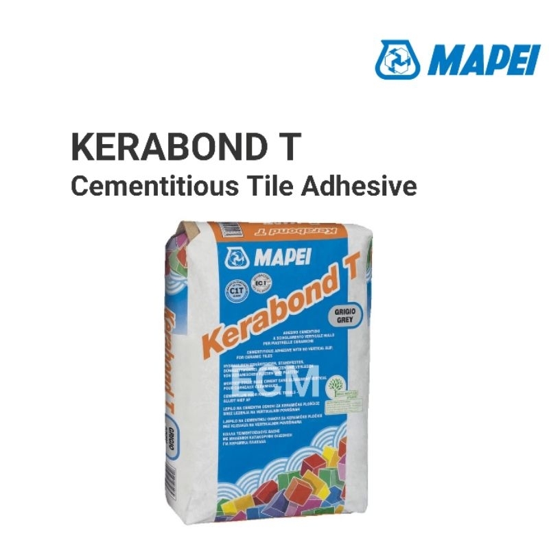 [TILE ADHESIVE CLASS C1, T] MAPEI KERABOND T GREY (25KG BAG) TILE ...