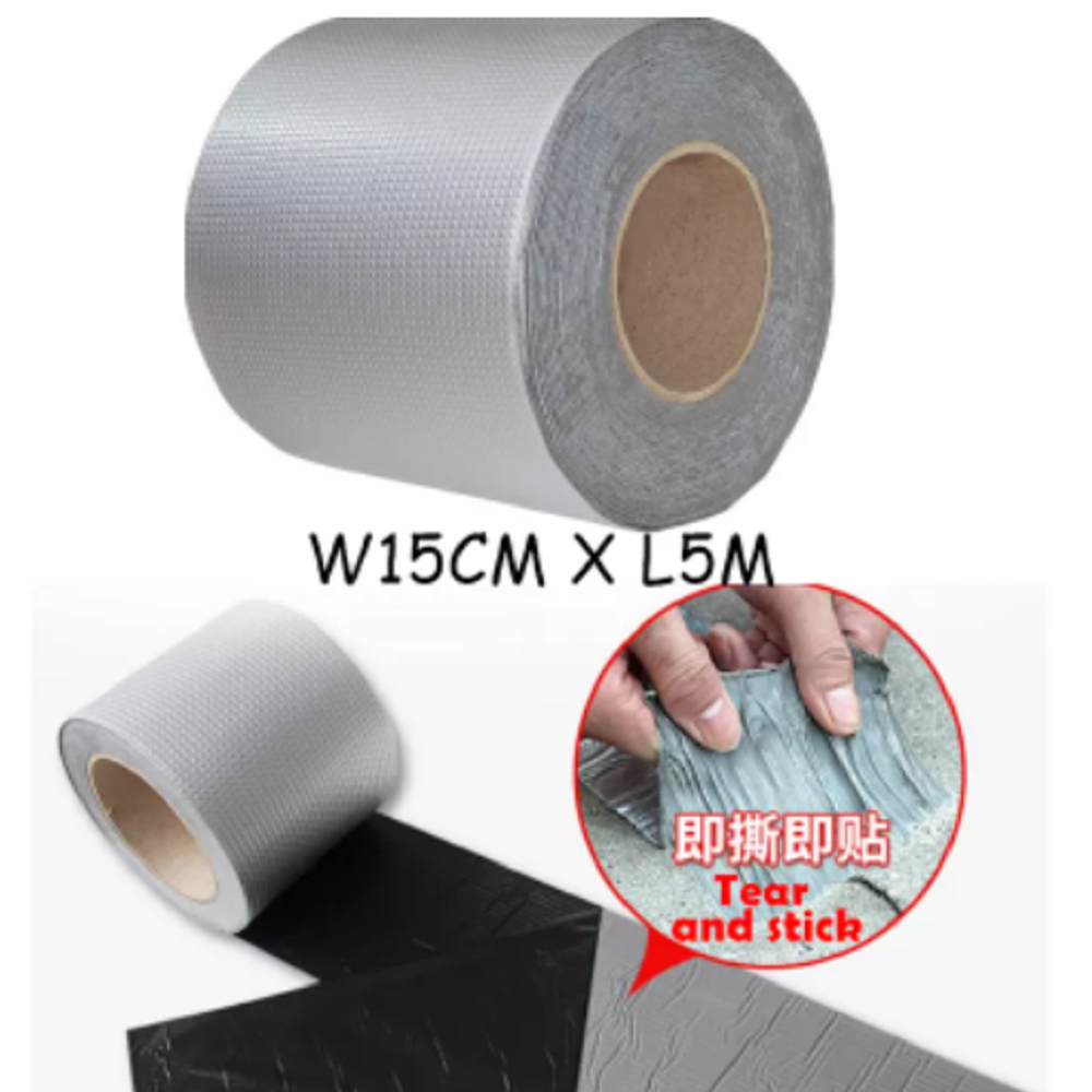 Super Strong Fiber Waterproof Tape Stop Leak Seal Repair Tape/ Gam Paip ...