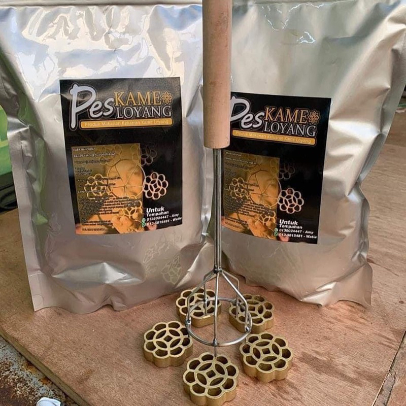 PES KAME LOYANG Tepung Kuih Loyang (Bunga Durian) 1KG | Shopee Malaysia
