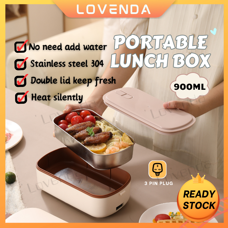 Heating Lunch Box Electric Food Warmer Electric Lunch Box Malaysia Plug ...