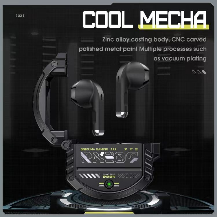 ONIKUMA T309 TWS Wireless Bluetooth V5.3 Zinc Alloy Gaming Earbuds ...