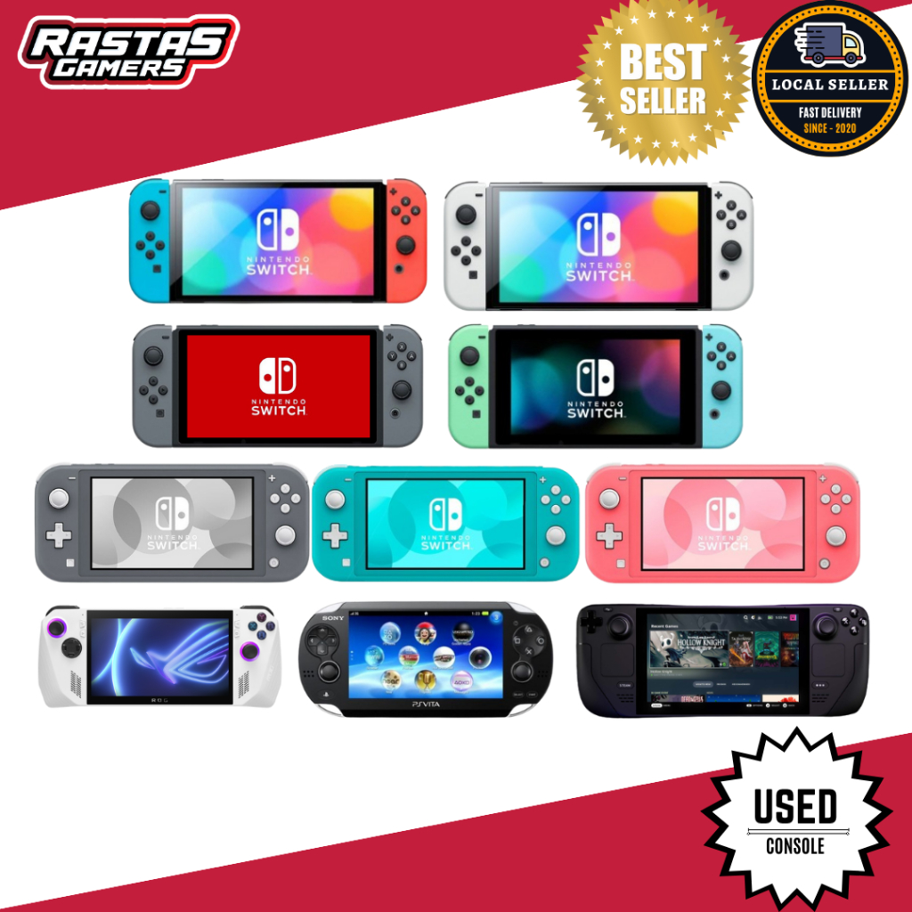 USED Gaming Console Switch Lite V1 V2 OLED Steam Deck OLED Legion Go ...