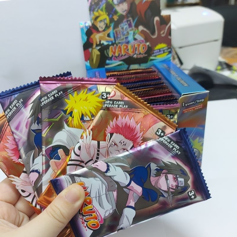 32Pack Naruto Shippuden One Piece Goku Demon Slayer Shine Card ...