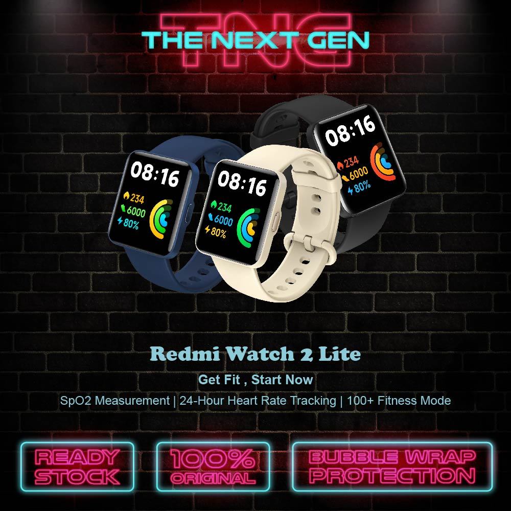 Xiaomi Redmi Watch 2 Lite [SpO2 Measurement | 24-Hour Heart Rate ...