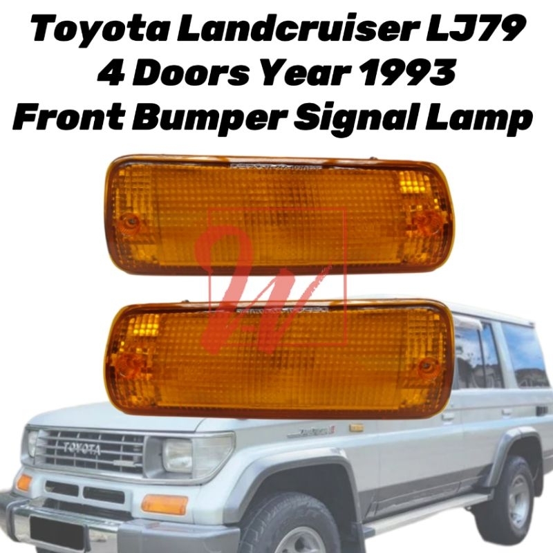 Toyota Land Cruiser Mark 2 LC2 LJ79 LT79 RJ77 RJ79 Front Bumper Signal ...