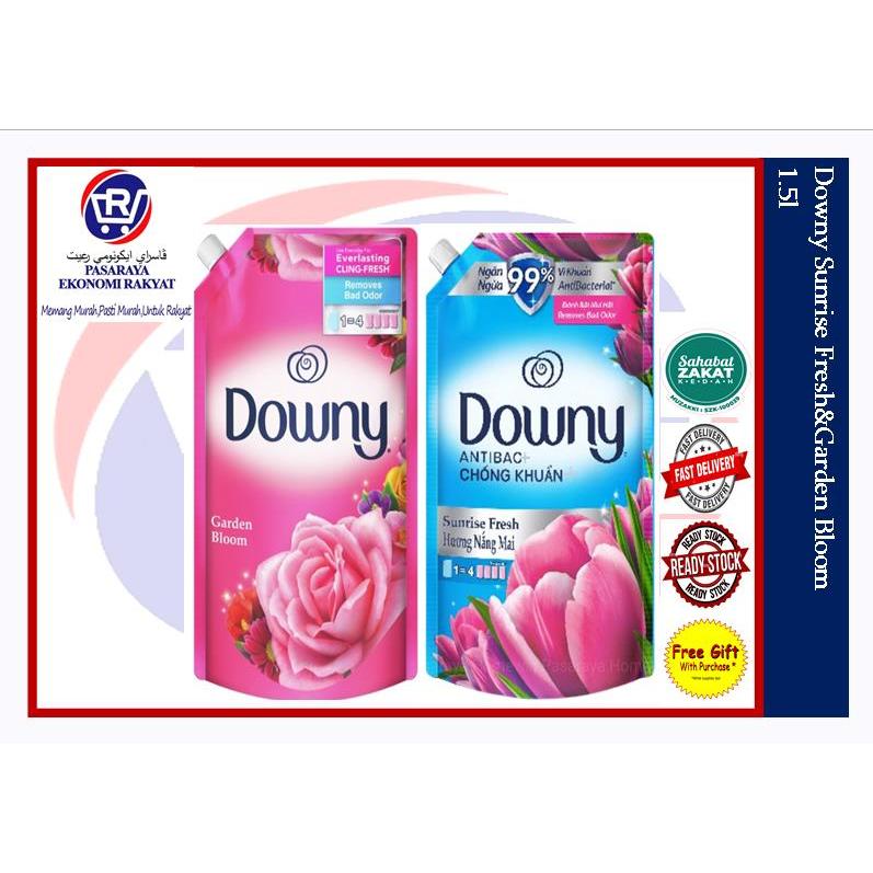 Downy Sunrise Fresh &Garden Bloom Concentrate Fabric Conditioner 1.5L ...