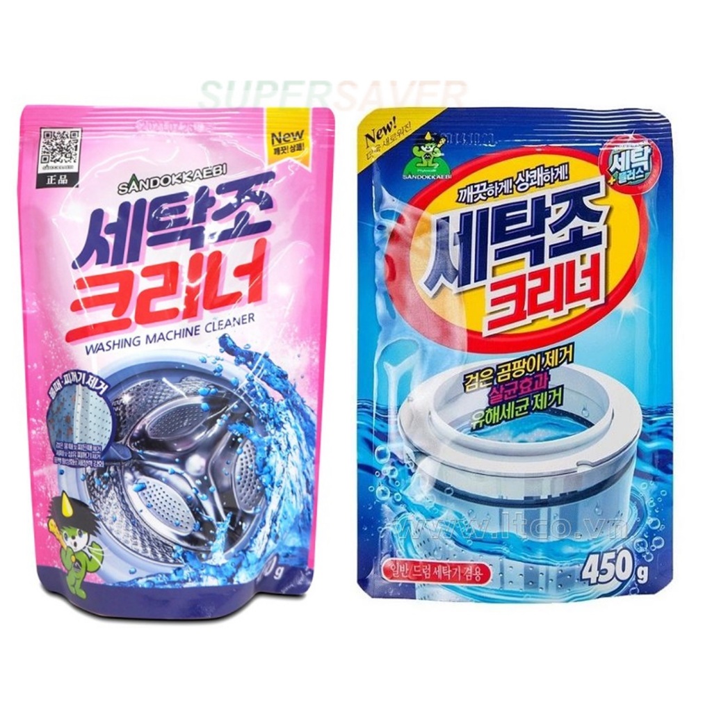 Sandokkaebi washing machine drum cleaning powder - 450g pack | Shopee ...