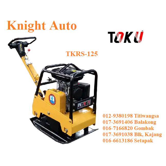 TOKU Reversible Plate Compactor (TKRS-125 Robin EY-20D) & (TKRS-160 ...