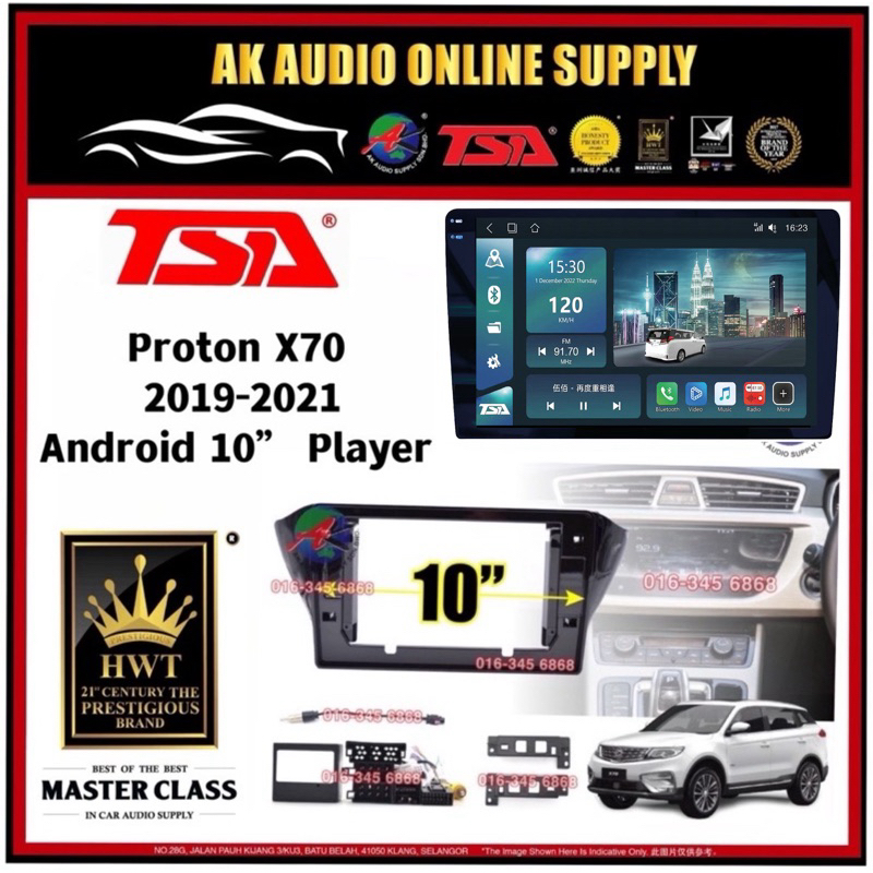 🆕1K Screen 2+32GB 4G 8-CORE🆕TSA Proton X70 2019 - 2021 ( Normal Canbus ...
