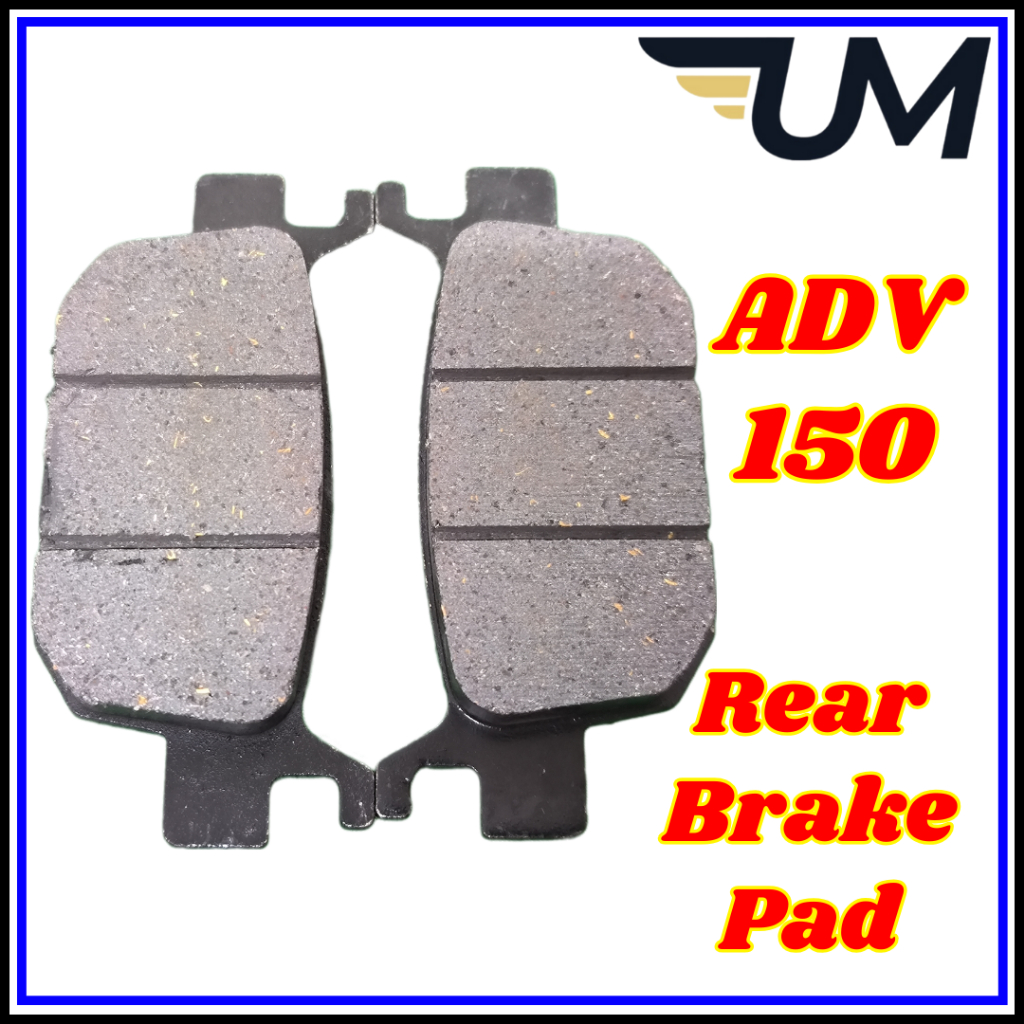 HONDA ADV150 REAR DISC BRAKE PAD SET WS BACK KULIT DISK BREK BELAKANG ...