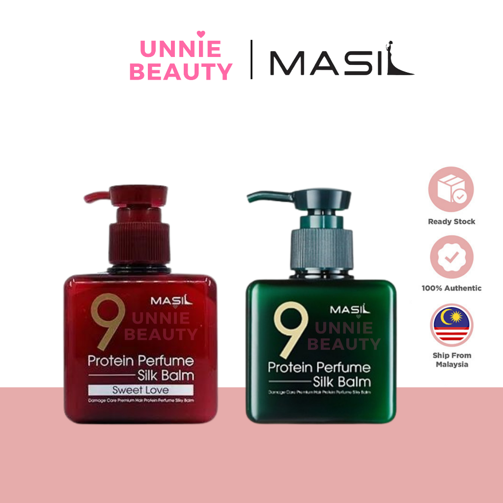 MASIL 9 Protein Perfume Silk Balm / Sweet Love 180ml 9肽香发膏 | Shopee Malaysia