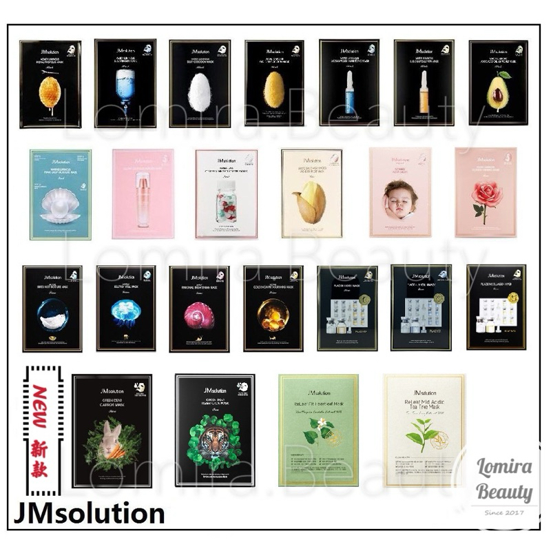 JM Solution Facial Mask (5 Pcs｜10 Pcs) •Jm solution 面膜｜JM Ringer ...