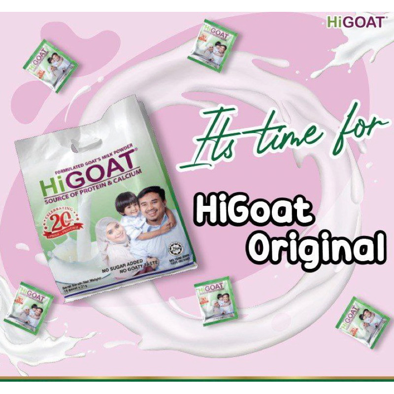 Susu Kambing Hi Goat (15 paket x 21gm) 💯 Original | Shopee Malaysia