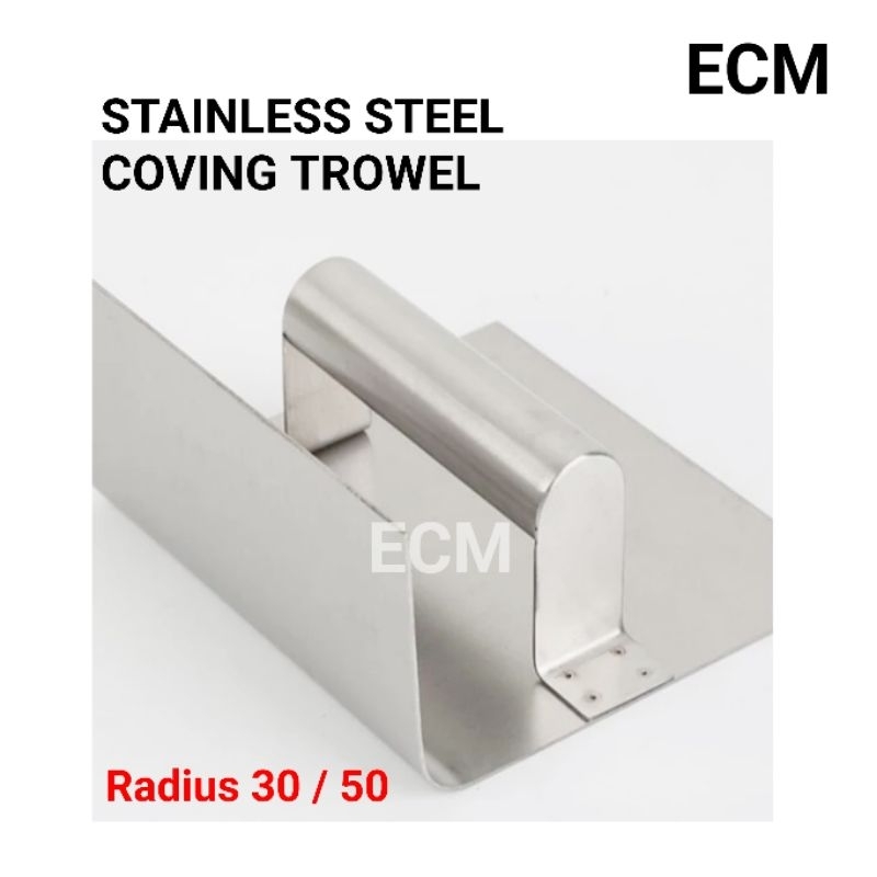 STAINLESS STEEL COVING TROWEL / CORNER TROWEL / COVE TROWEL / EPOXY ...