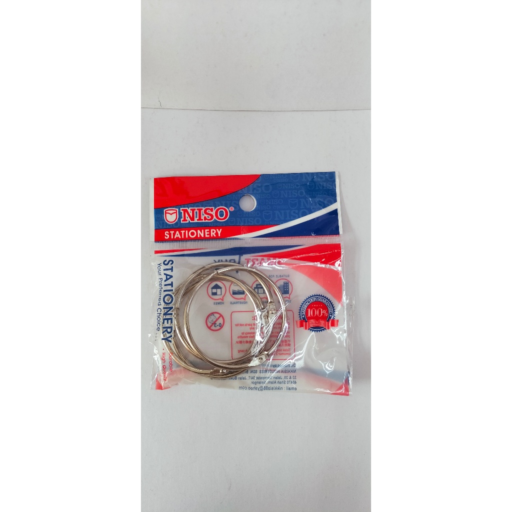 NISO CR50 CARD RING 50MM ( 4'S/PKT ) | Shopee Malaysia