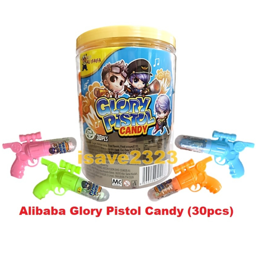 [HALAL] Alibaba Glory Pistol Candy (30pcs) | Shopee Malaysia
