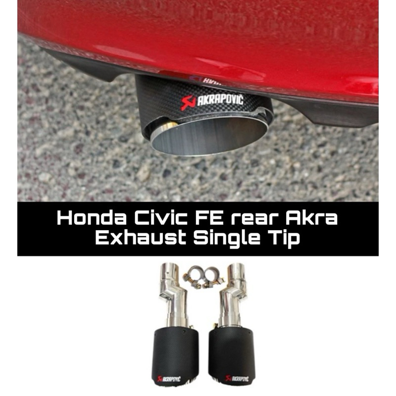 Honda Civic FE Body Kit Car Rear Lip Exhaust Akrapovic Civic FE Body ...