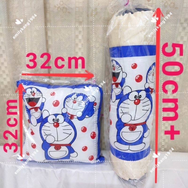 💥DORAEMON COMBO SET💥 50cm+ Bantal peluk & 32cm petak Kartun doraemon ...