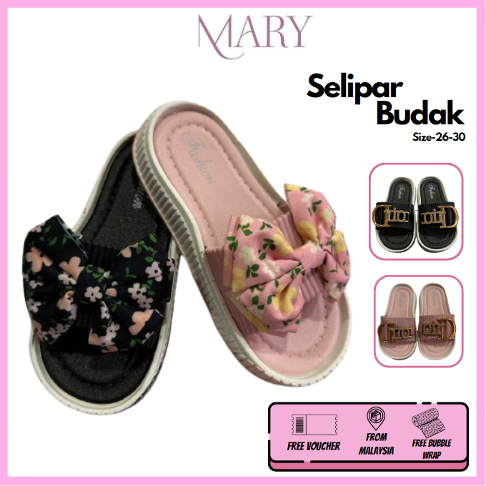 BCT-Korean Style Fashionable Cute Bow Flower Non-Slip Waterproof Sandal ...