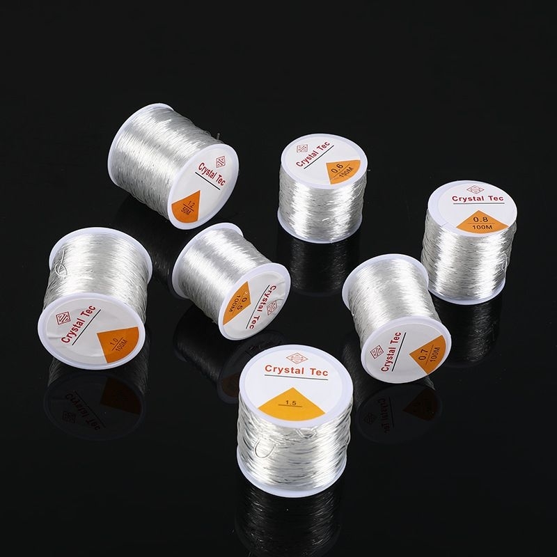 Elastic Beading Crystal Line / Tali Kristal Elastik Untuk Gelang Dan ...