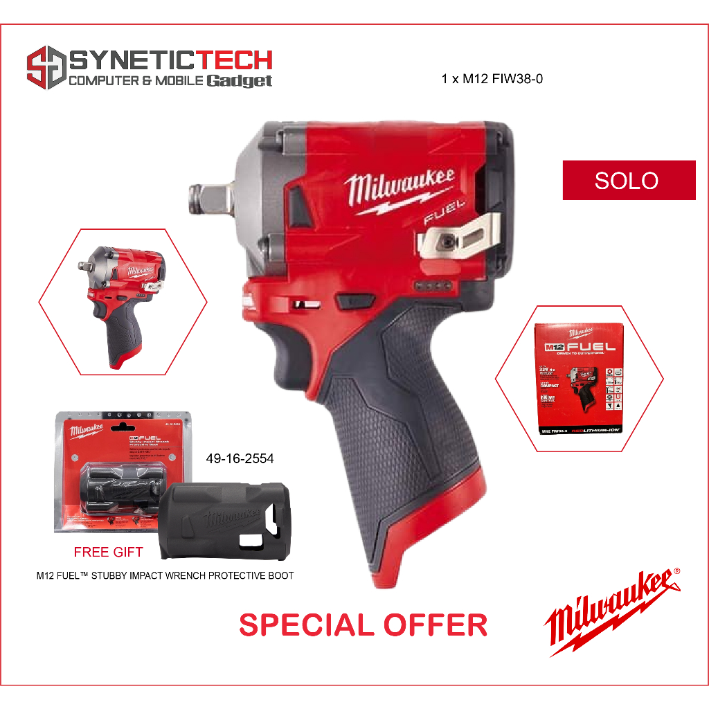 Milwaukee M12 FIW38-0 Fuel 3/8 Milwaukee M12 FIW38-0 Fuel 3/8
