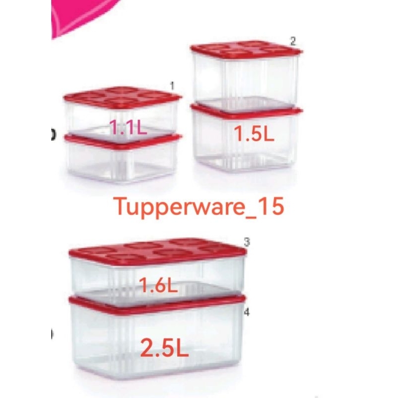 Tupperware ClearMate Medium set/Large set | Shopee Malaysia