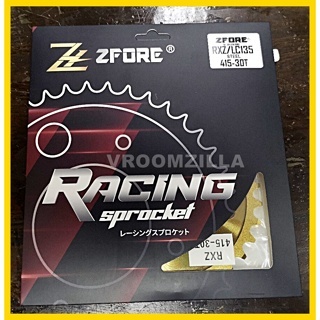 ZFORE 415 Steel Gold Sprocket Yamaha RXZ / LC135 / SRL115 / SRL110 ...