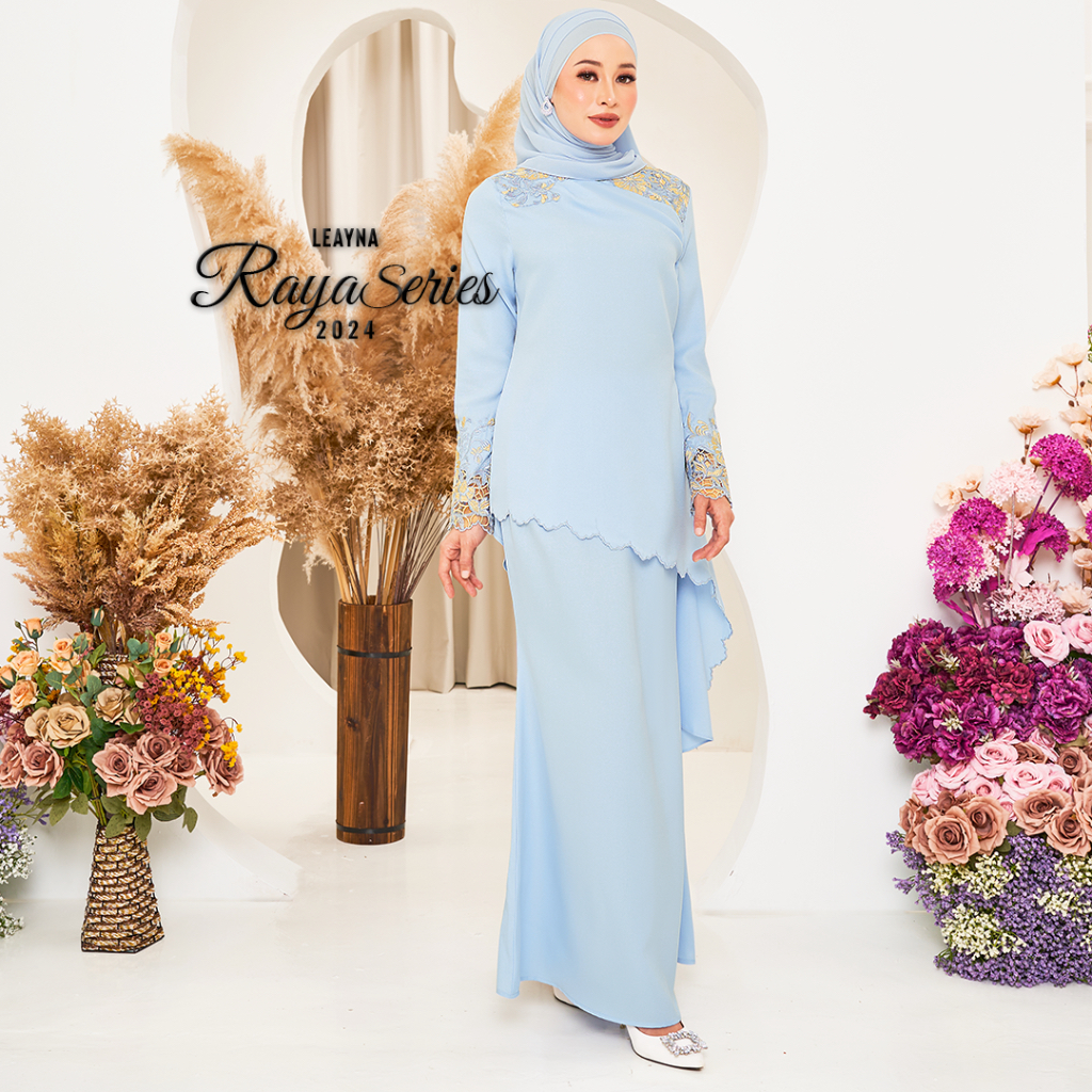 [LEAYNA.CO] [SYEERA] Baju Kurung Moden Fish Tail One Side Convocation ...