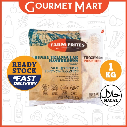 ( FOR KL & PJ AREA ONLY ) FARMFRITES CHUNKY HASH BROWN TRIANGLE 1KG ...