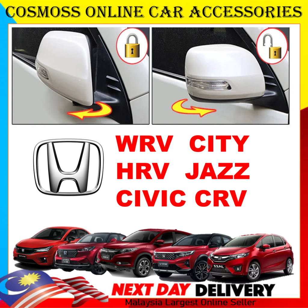 Side Mirror Fold System Suitable For Honda WRV HRV 2015-2023 City GN2 ...
