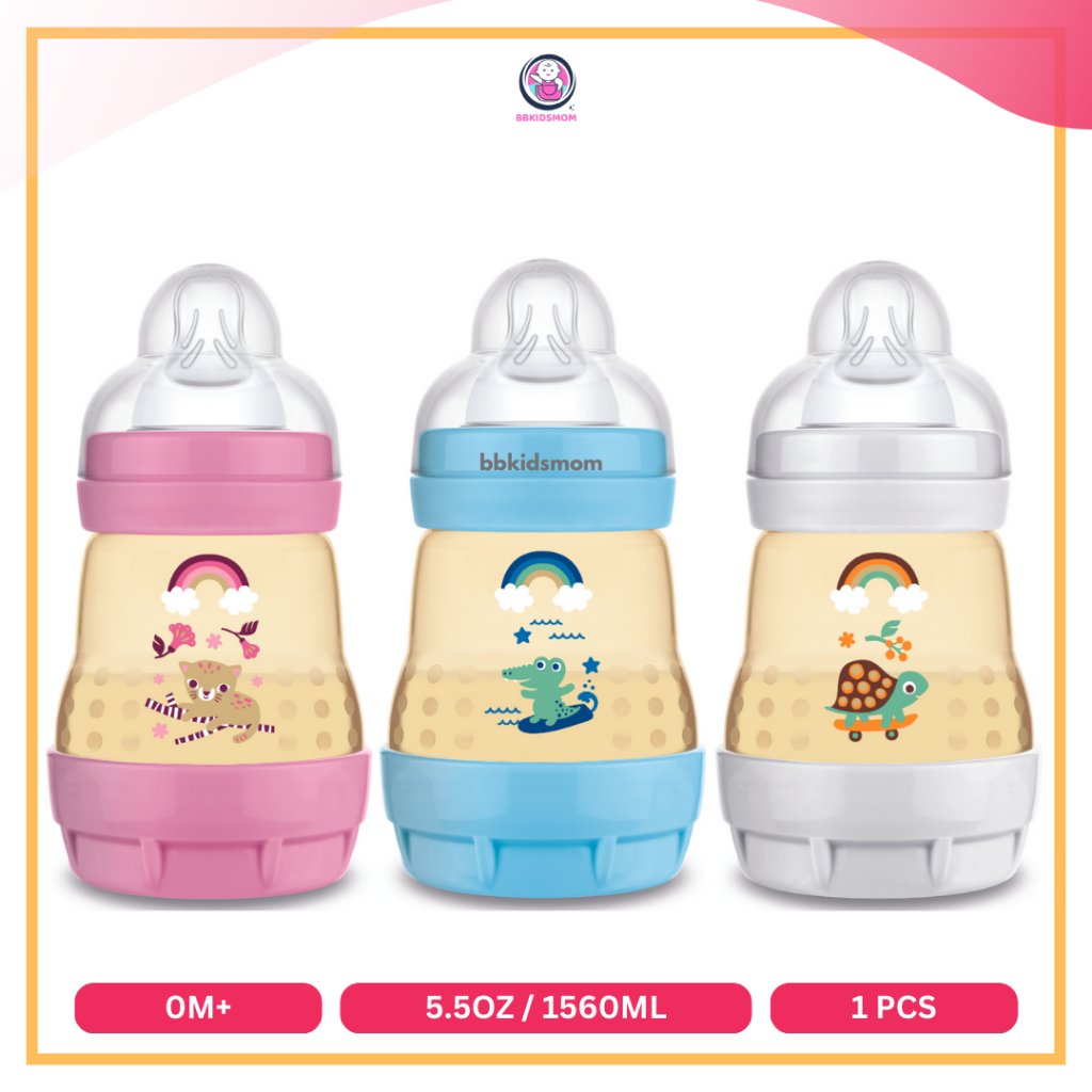 Botol Susu MAM Easy Start Anti-Colic PPSU Bottle Single Pack 160mL/5.5oz | Shopee Malaysia