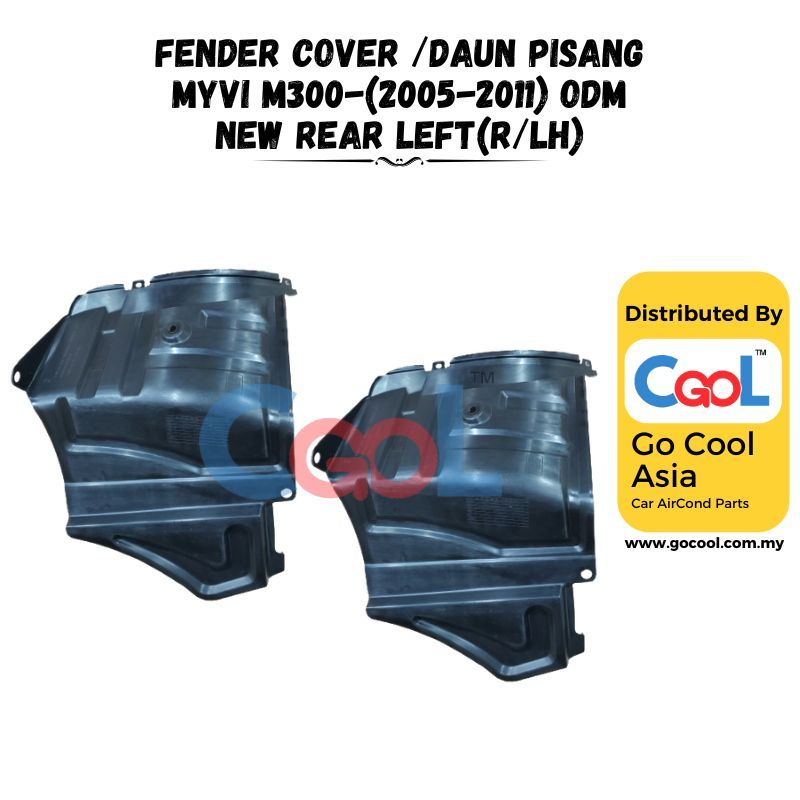FENDER COVER /DAUN PISANG MYVI M300-(2005-2011) ODM NEW REAR LEFT(R/LH ...