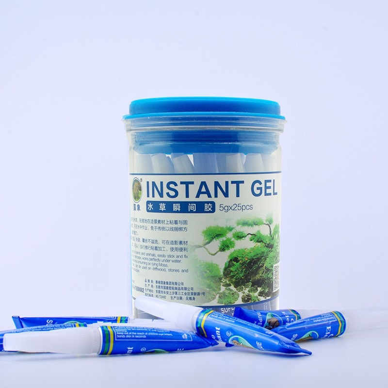 *Ready Stock* Aquarium Fish Tank Instant Gel Glue Special Formula 5g/pc ...